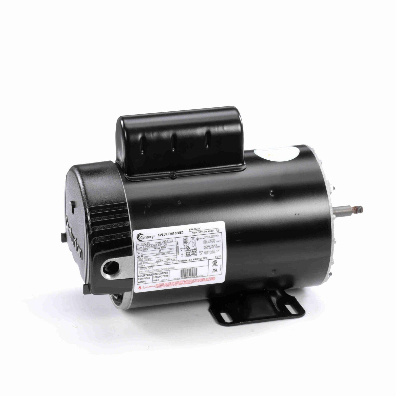 4 HP Thru Bolt Threaded Shaft Horizontal Pool Pump Motor, 1 SF – Diikon