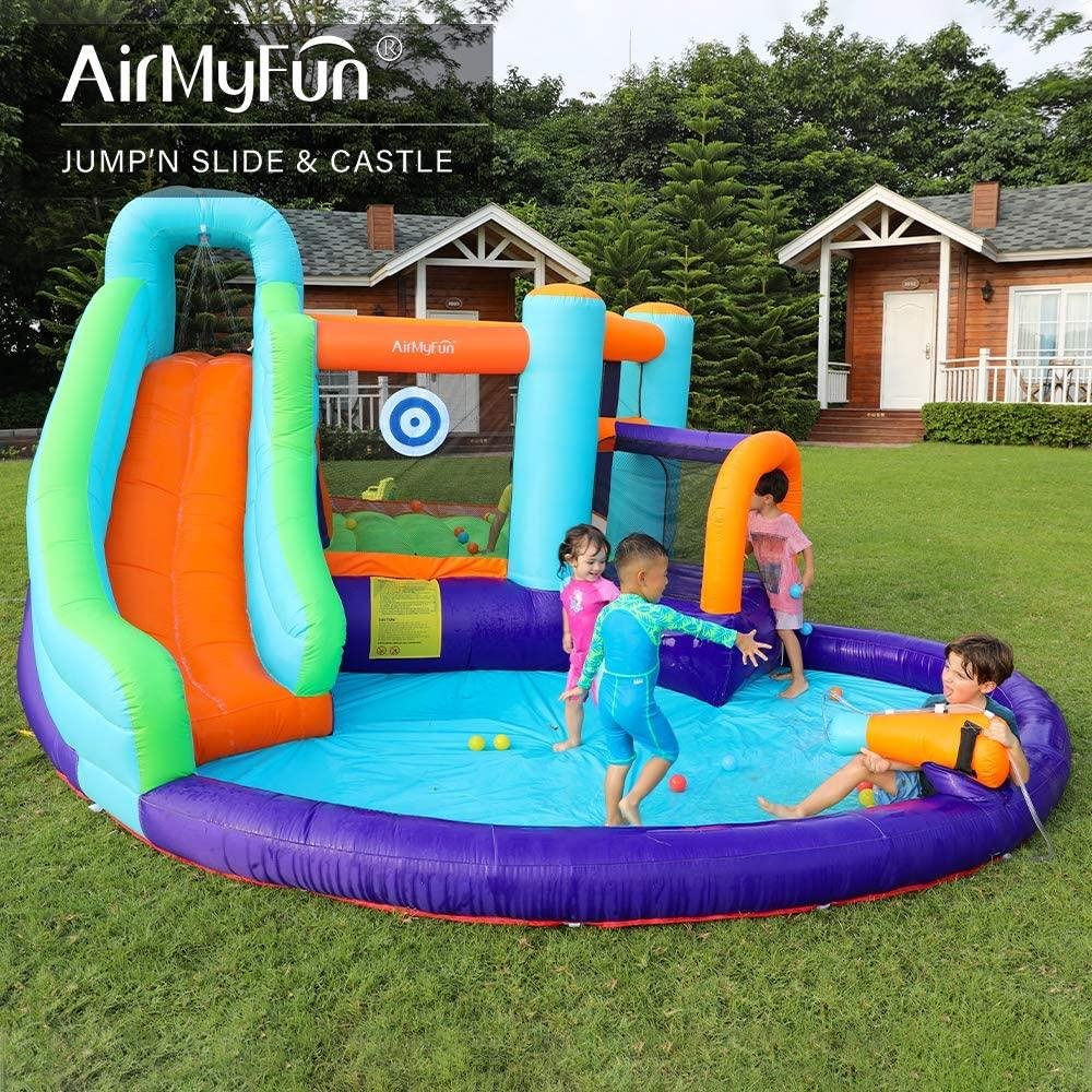 AirMyFun Bounce House,Water Bounce Slide House,Water Jumper Slide ...