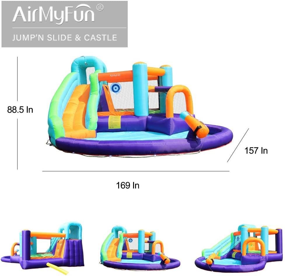 AirMyFun Bounce House,Water Bounce Slide House,Water Jumper Slide ...