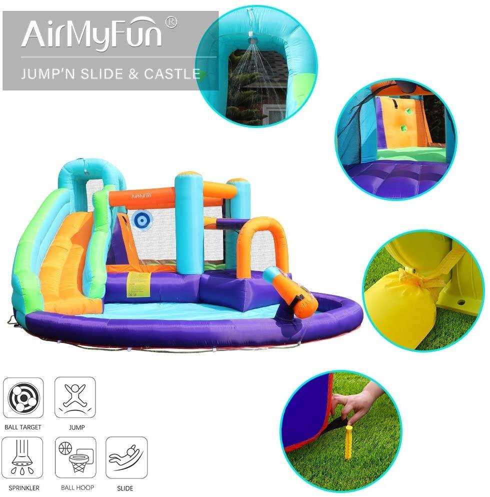AirMyFun Bounce House,Water Bounce Slide House,Water Jumper Slide ...