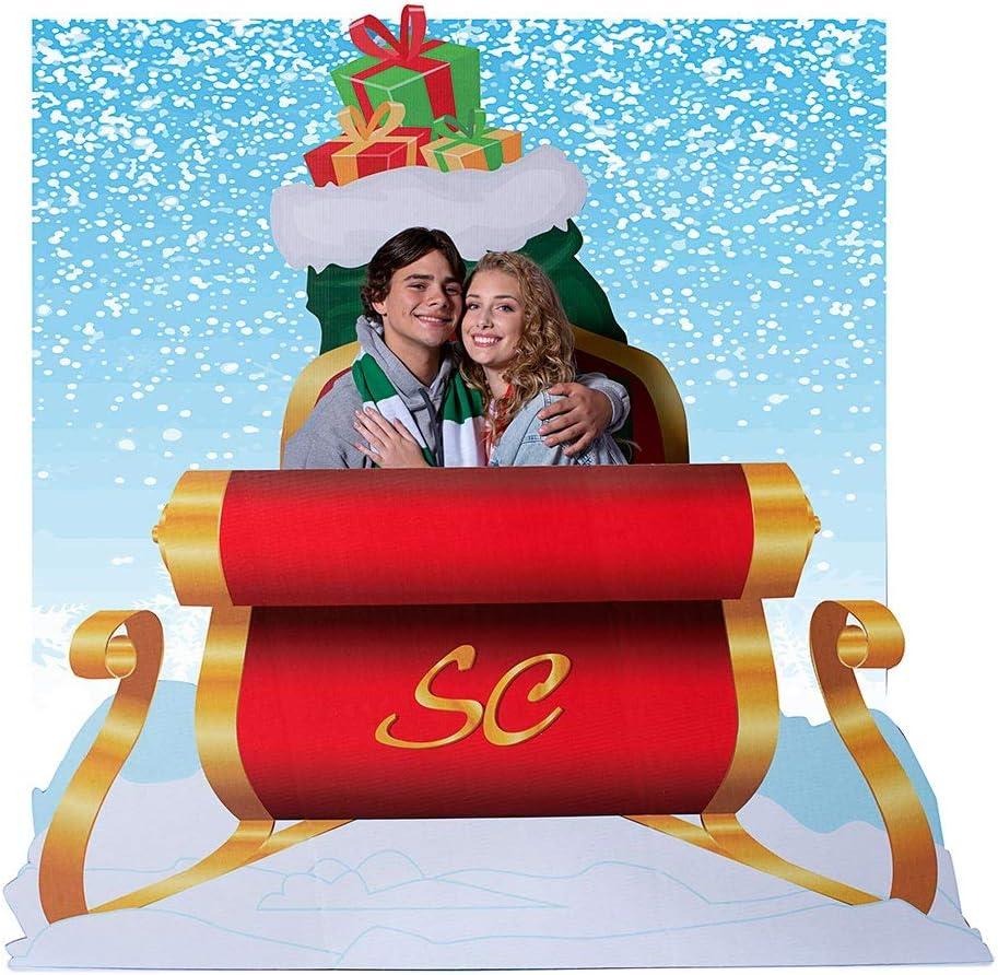 Anderson’s Santa’s Sleigh Photo Op Kit, 3 Pieces, Christmas Decorations ...