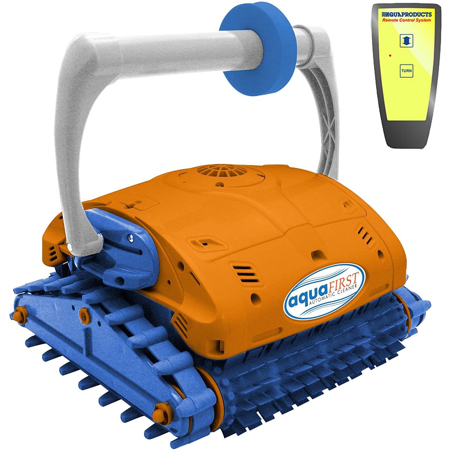 Aqua Products Aquafirst Turbo Premium Robotic Pool Cleaner with Remote ...