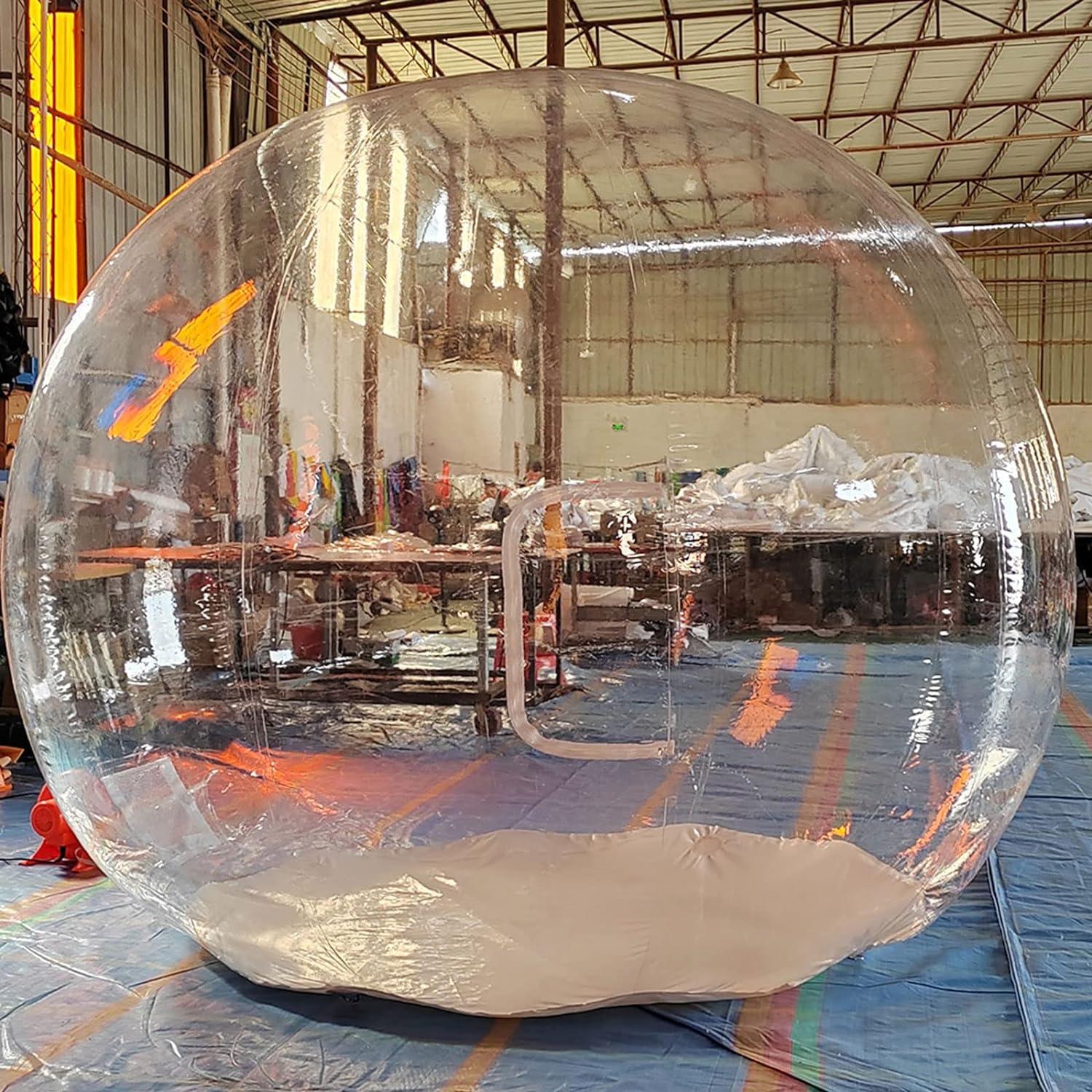 Awesmflate Transparent Bubble Tent Camping Tent Inflatable Snow Globe ...