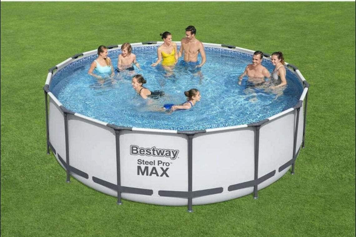Bestway 15′ x 48″ Steel Pro Max Above Ground Pool Set – Diikon