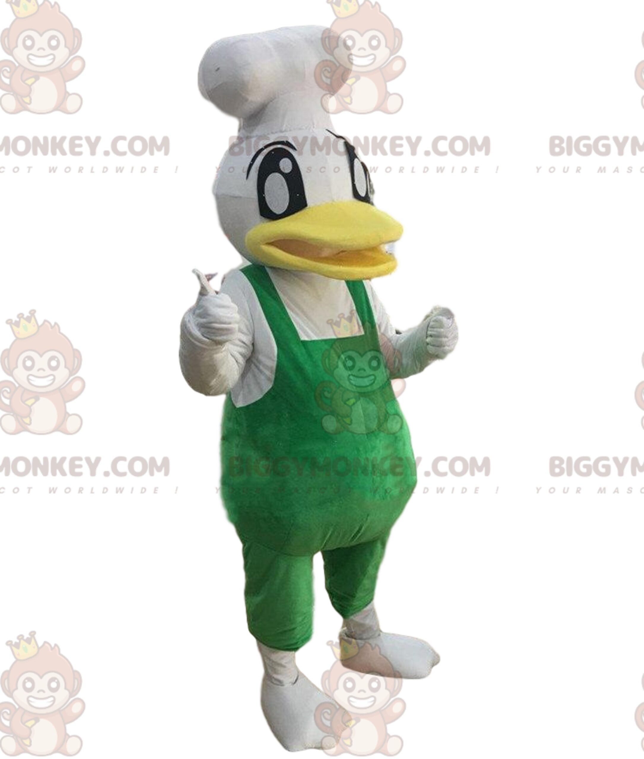 BIGGYMONKEY™ mascot costume of cook duck, chef costume, giant duck – Diikon