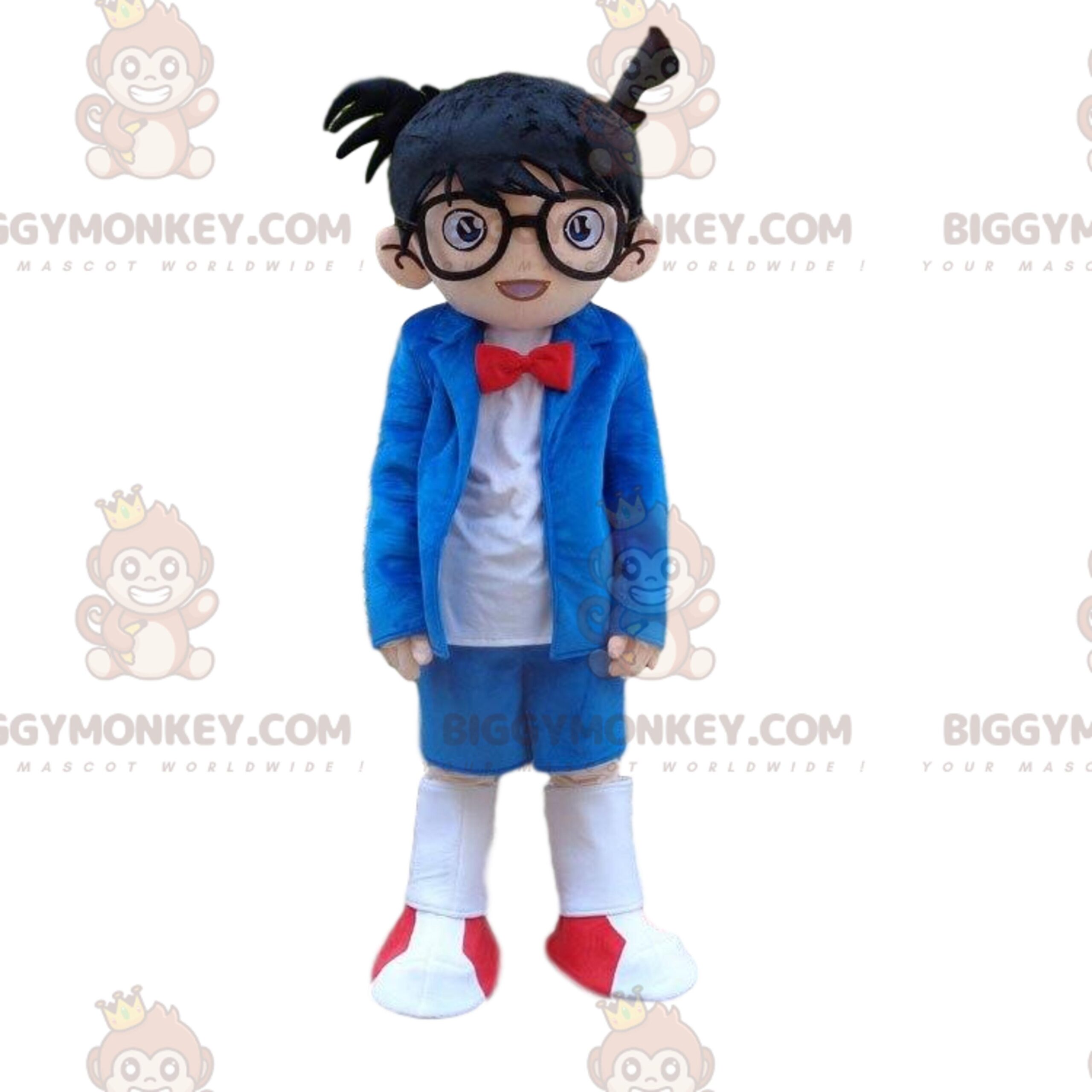 BIGGYMONKEY™ mascot costume of Shinichi Kudo, character from the ...