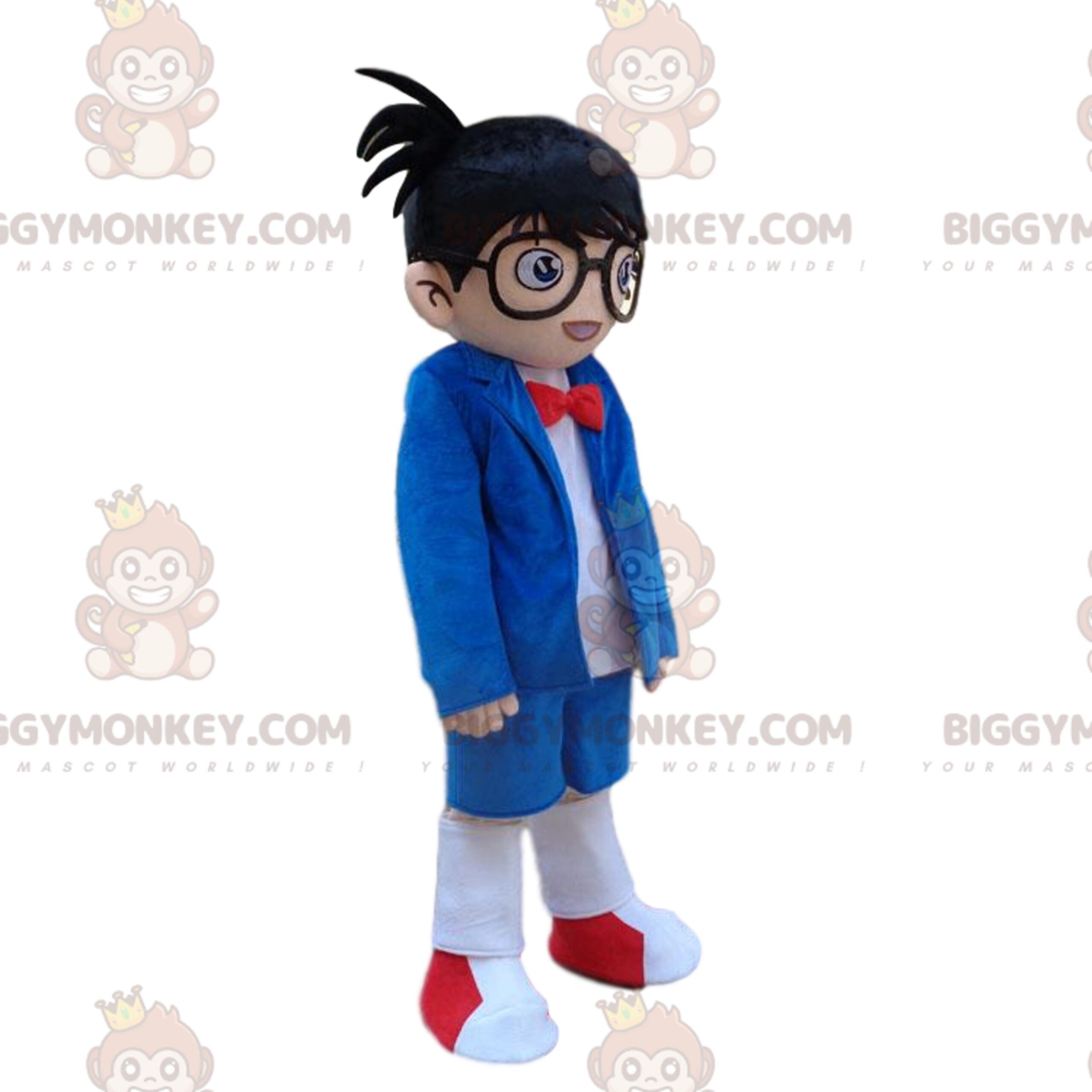 BIGGYMONKEY™ mascot costume of Shinichi Kudo, character from the ...