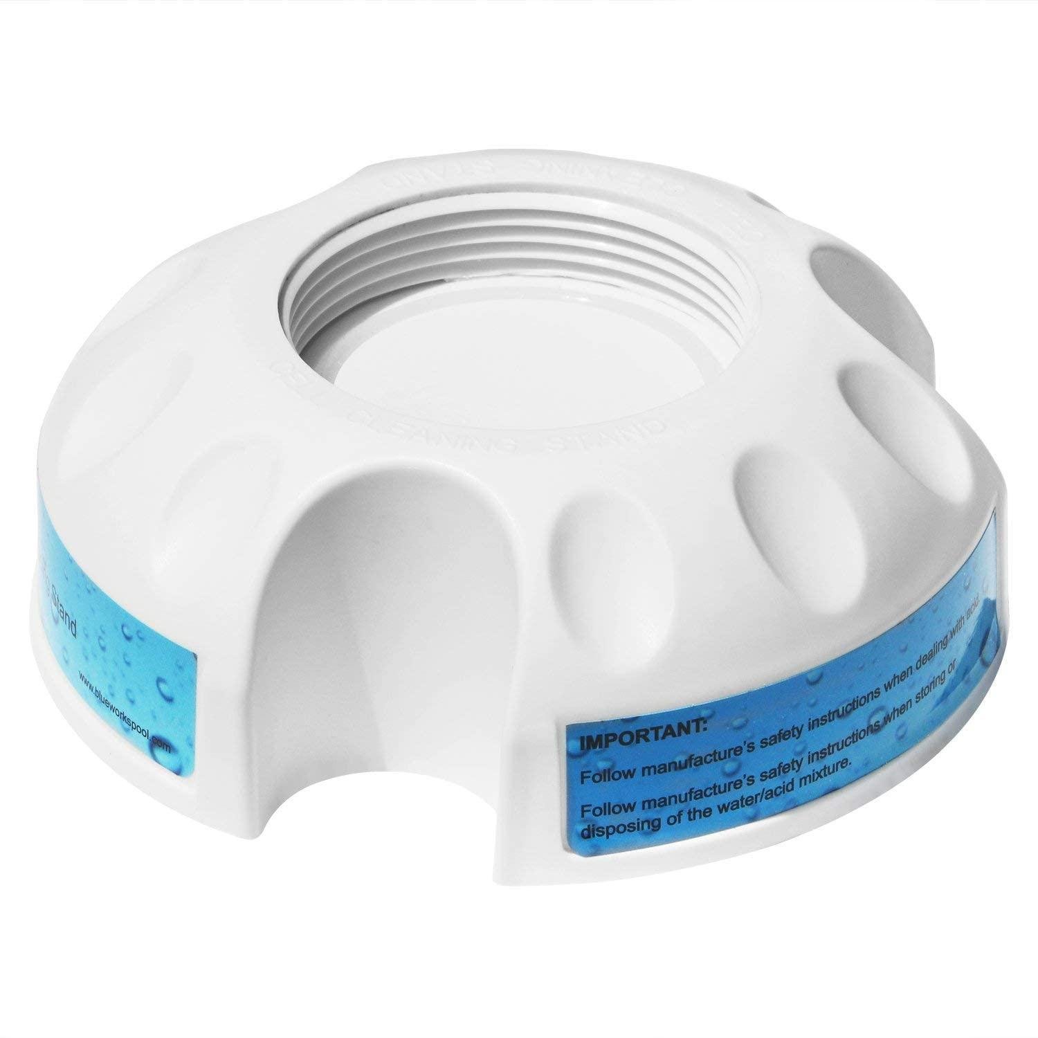 BLUE WORKS BLT9H Salt Cell Up to 25K Gallon Pools with a Cleaning Stand ...