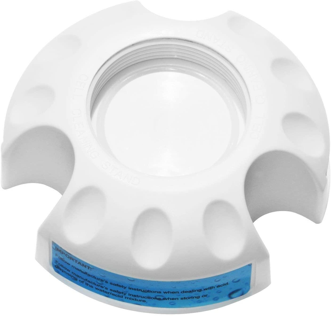 BLUE WORKS BLT9H Salt Cell Up to 25K Gallon Pools with a Cleaning Stand ...