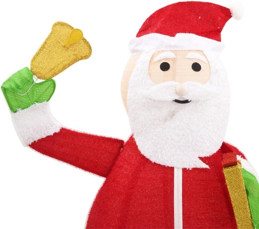Canditree 6 ft Lighted Christmas Santa Claus Figure with 200 LEDs Light ...