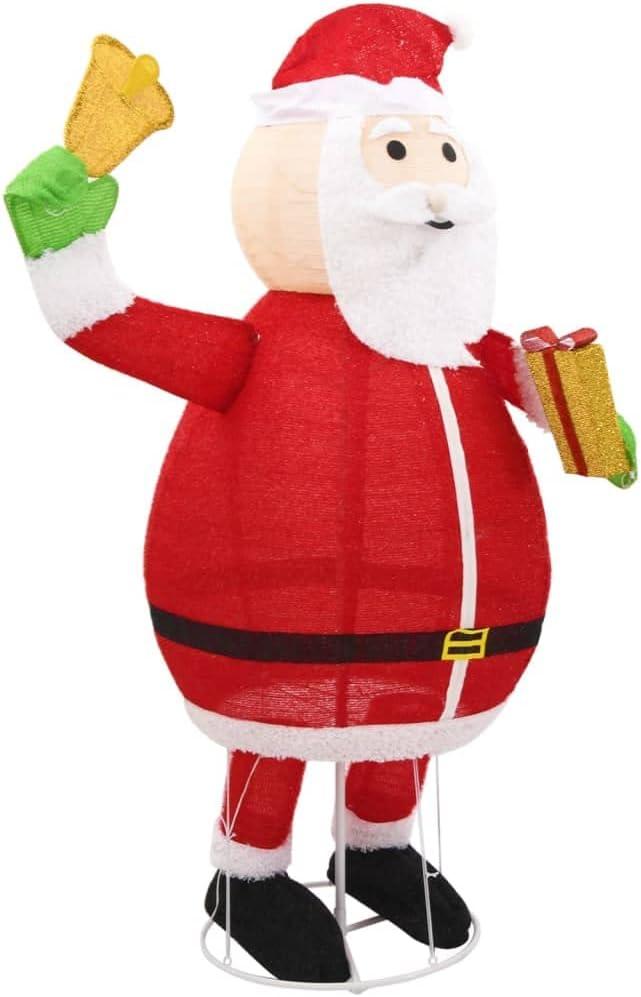 Canditree 6 ft Lighted Christmas Santa Claus Figure with 200 LEDs Light ...
