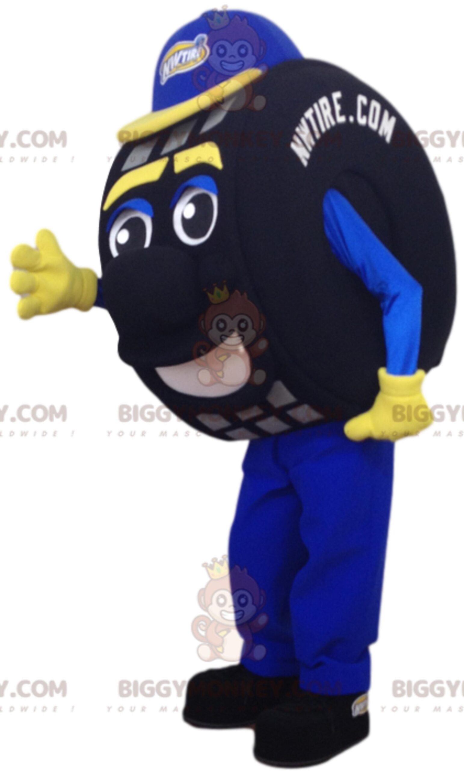 Car Tire BIGGYMONKEY™ Mascot Costume. car tire costume – Diikon