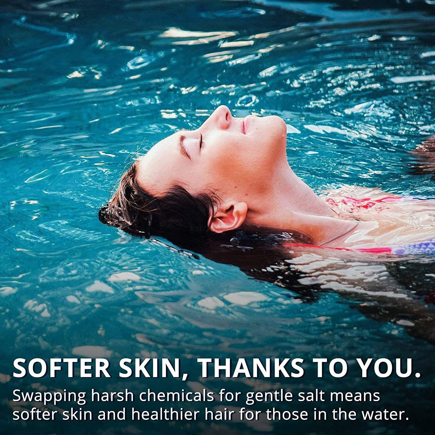 ChlorMaker Salt Water Hot Tub and Spa Chlorine Generator, Drape Over ...