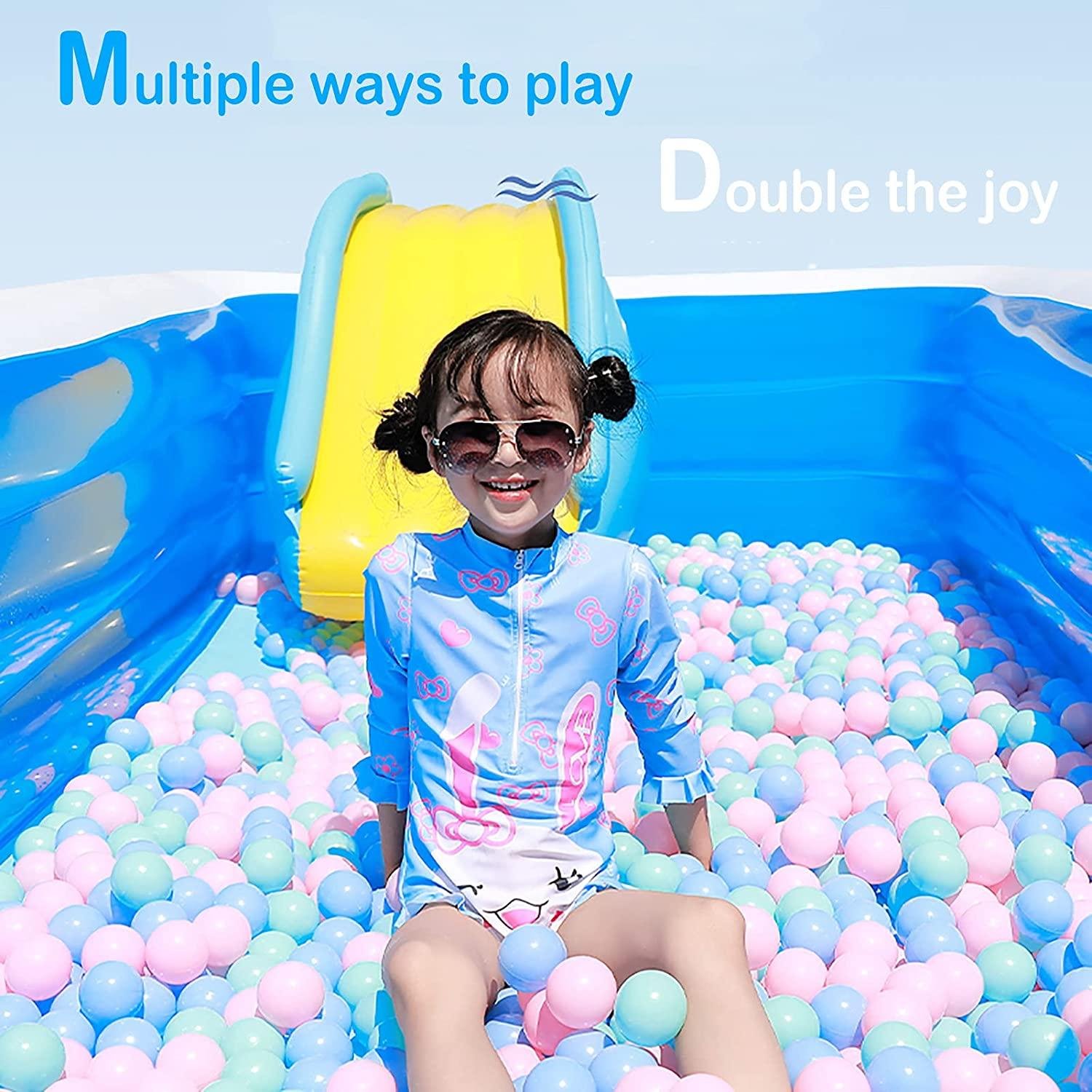 DFYR Inflatable Water Slide for Kids Inflatable Swimming Pool Water ...