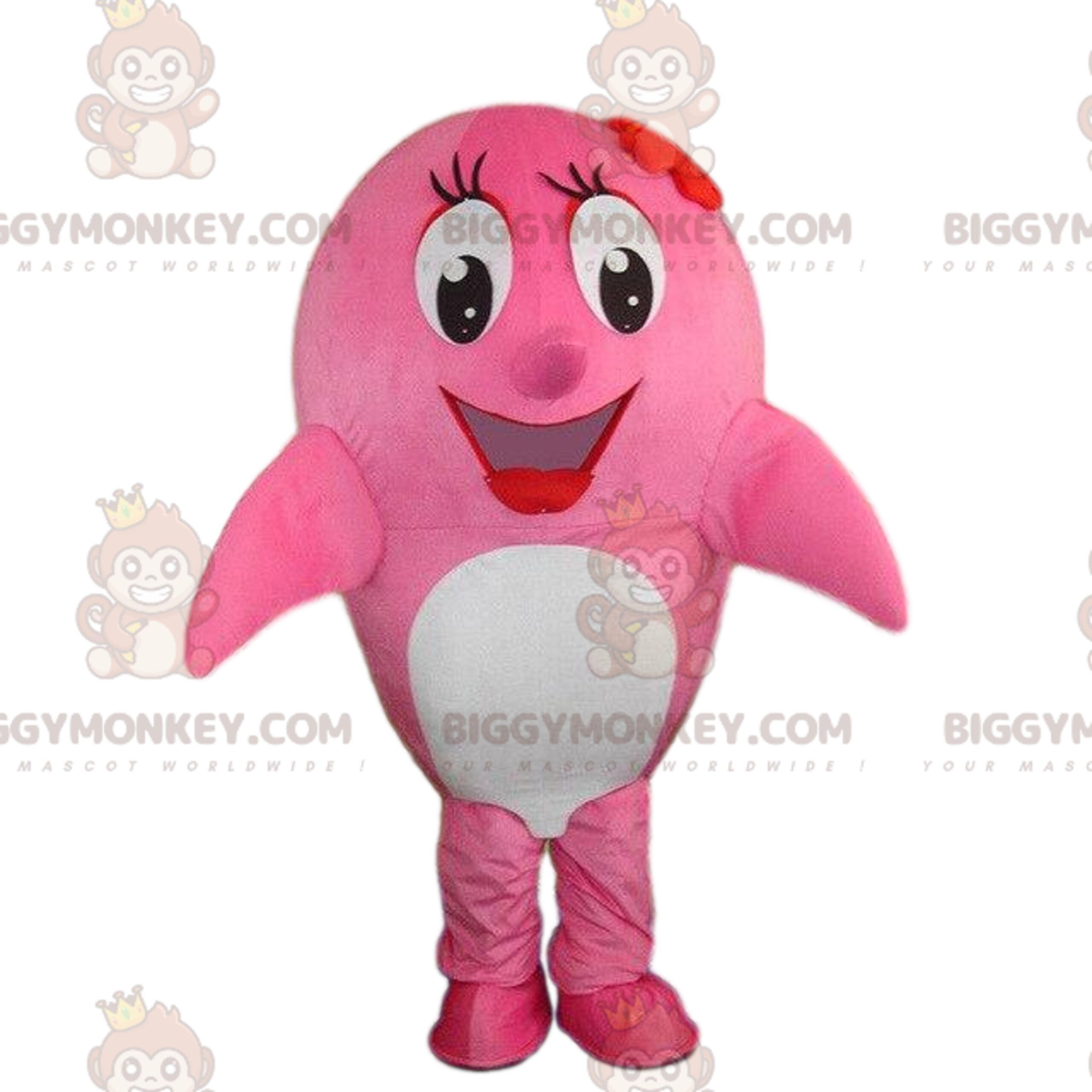 Dolphin BIGGYMONKEY™ mascot costume, fish costume, whale fancy dress ...