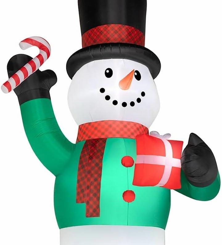 Gemmy 20FT Colossal Airblown Inflatable Snowman Indoor/Outdoor Holiday ...