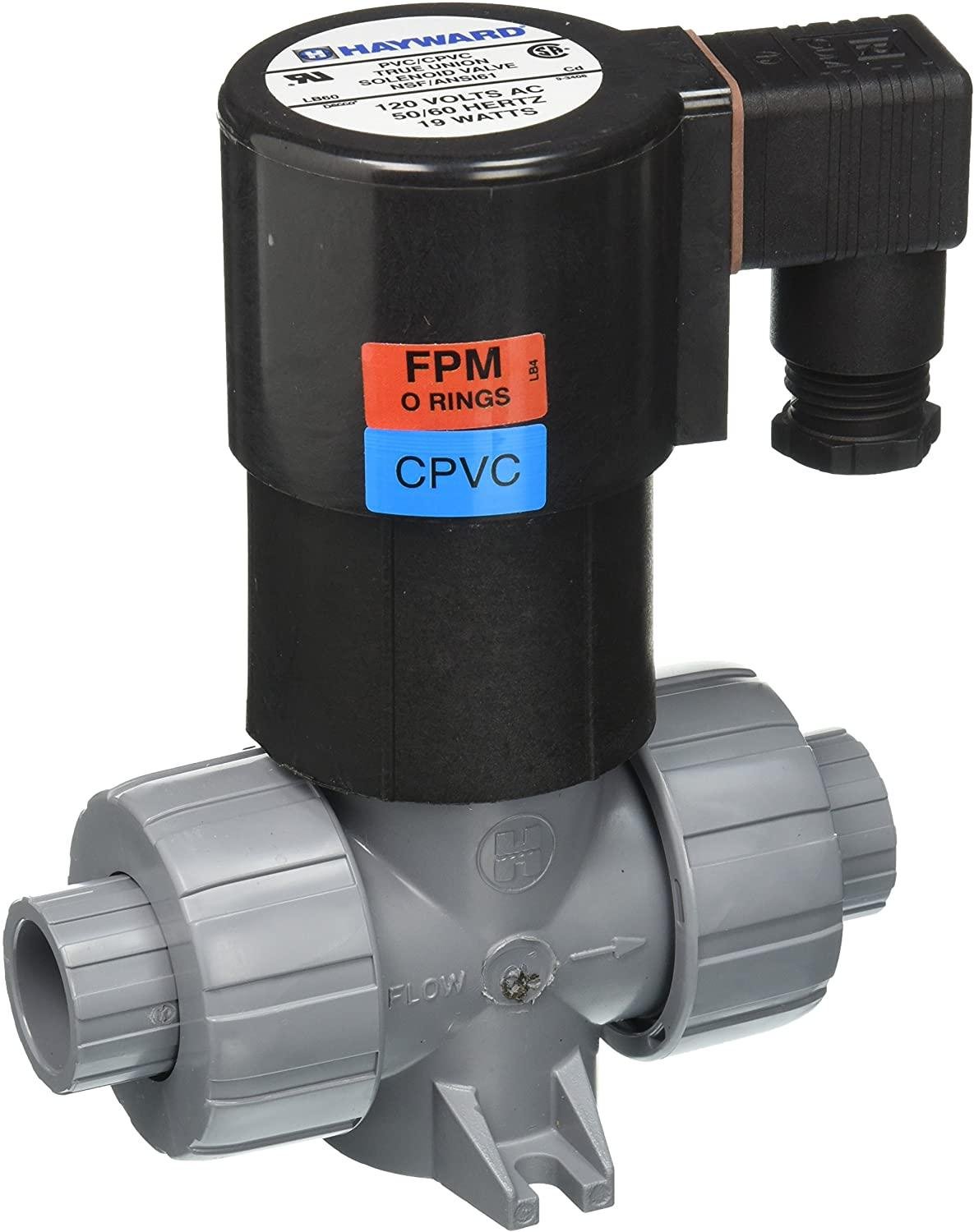 Hayward SV20050STV 1/2-Inch CPVC NPD Design True Union Solenoid Valves ...