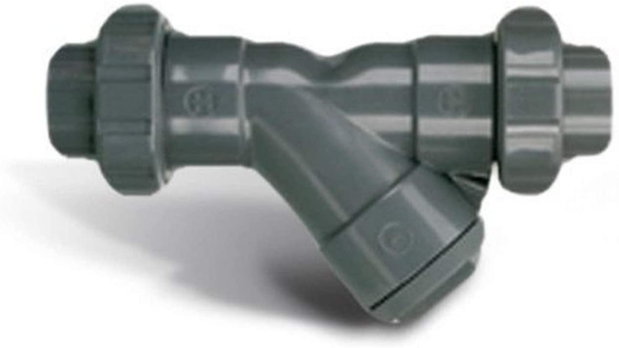 Hayward YS10250SU 2-1/2-Inch Socket True Union PVC Y-Strainer with FPM ...