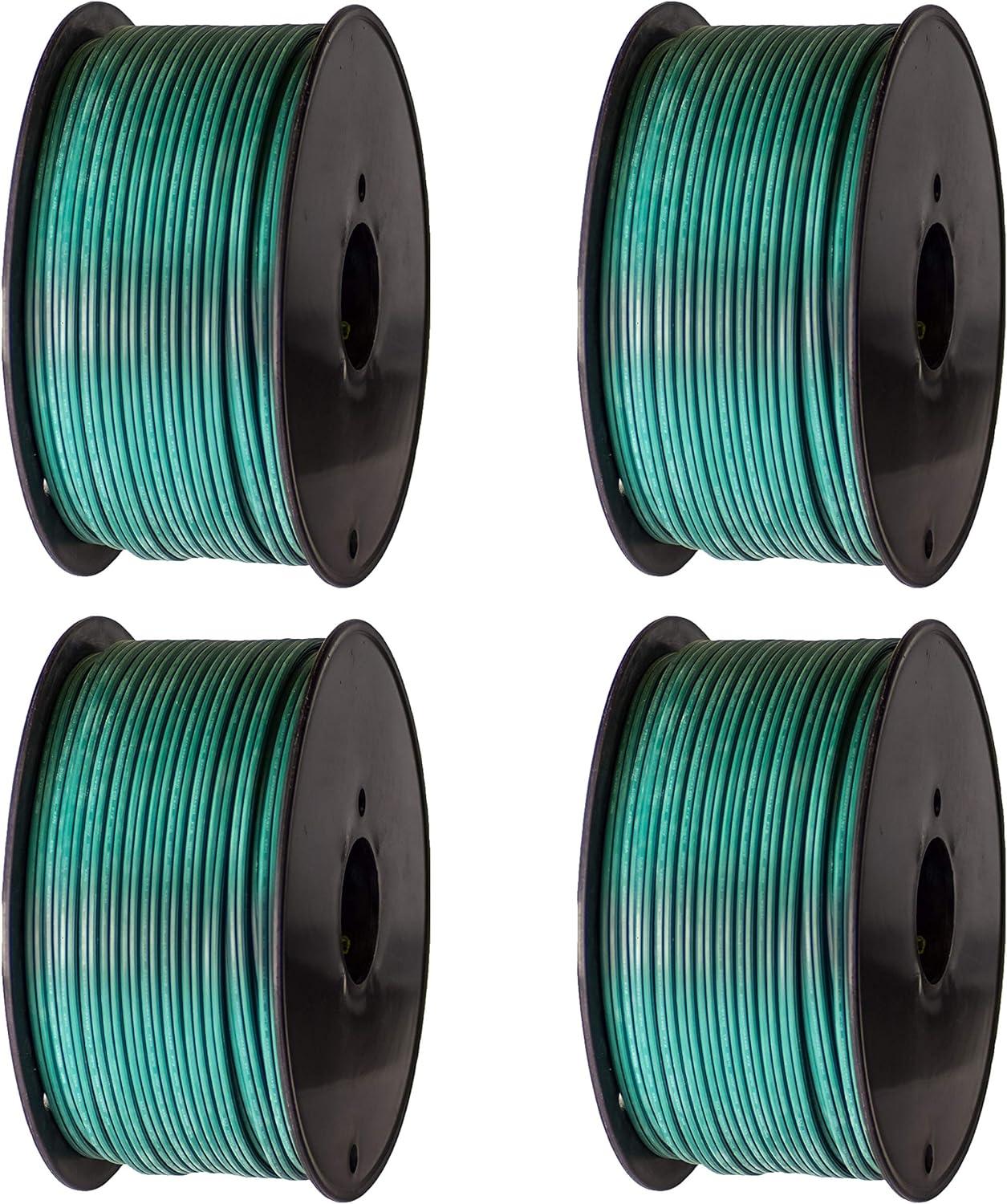 Holiday Lighting Outlet Green SPT-2 Commercial-Grade Bulk Blank Wire ...
