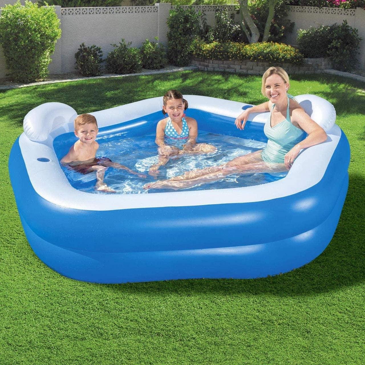 Inflatable Swimming Pool, Thickened Family Paddling Pool, Children’s ...