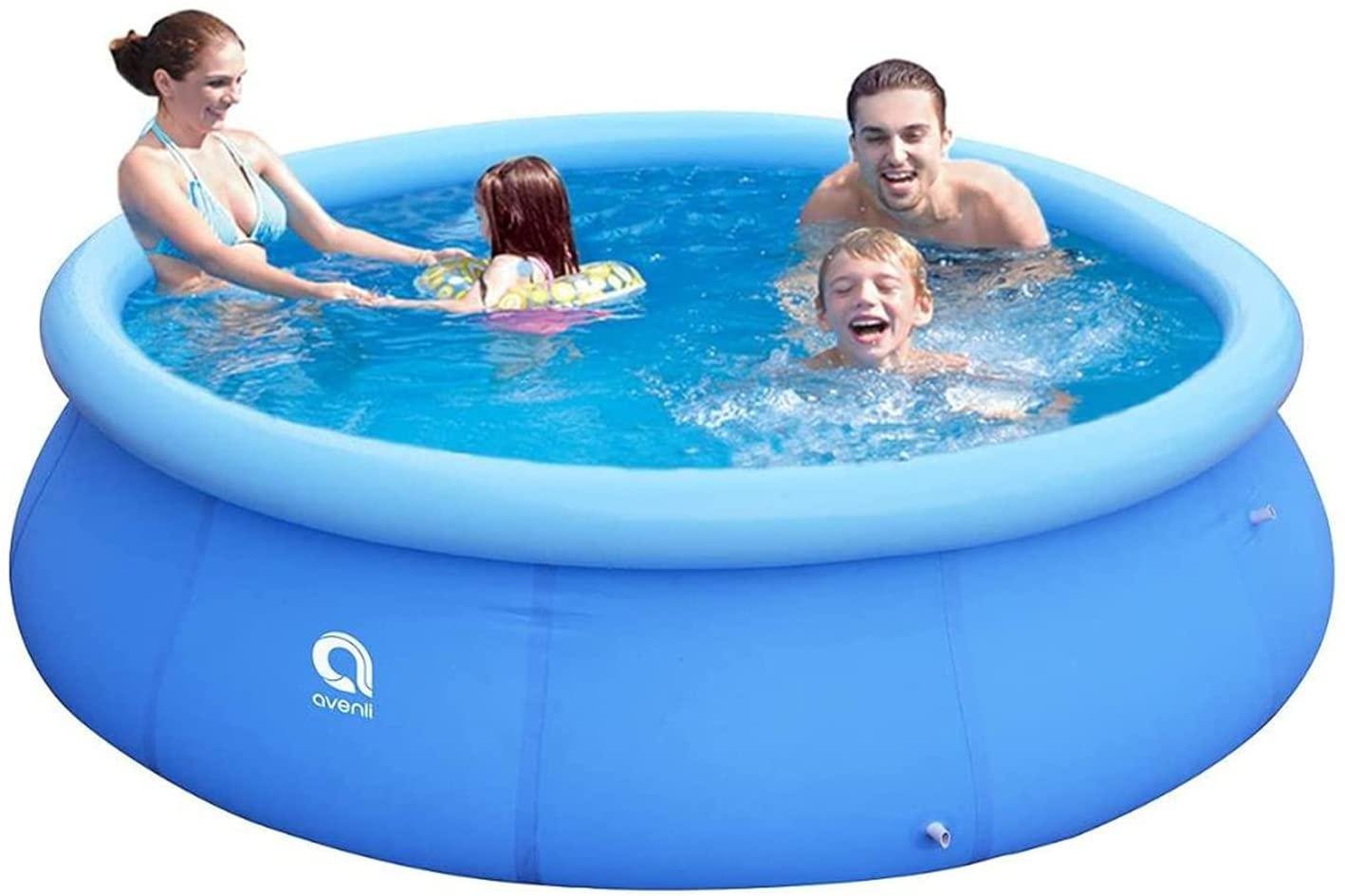 Inflatable Top Ring Swimming Pools for Adults Kids Swimming Pool Above ...