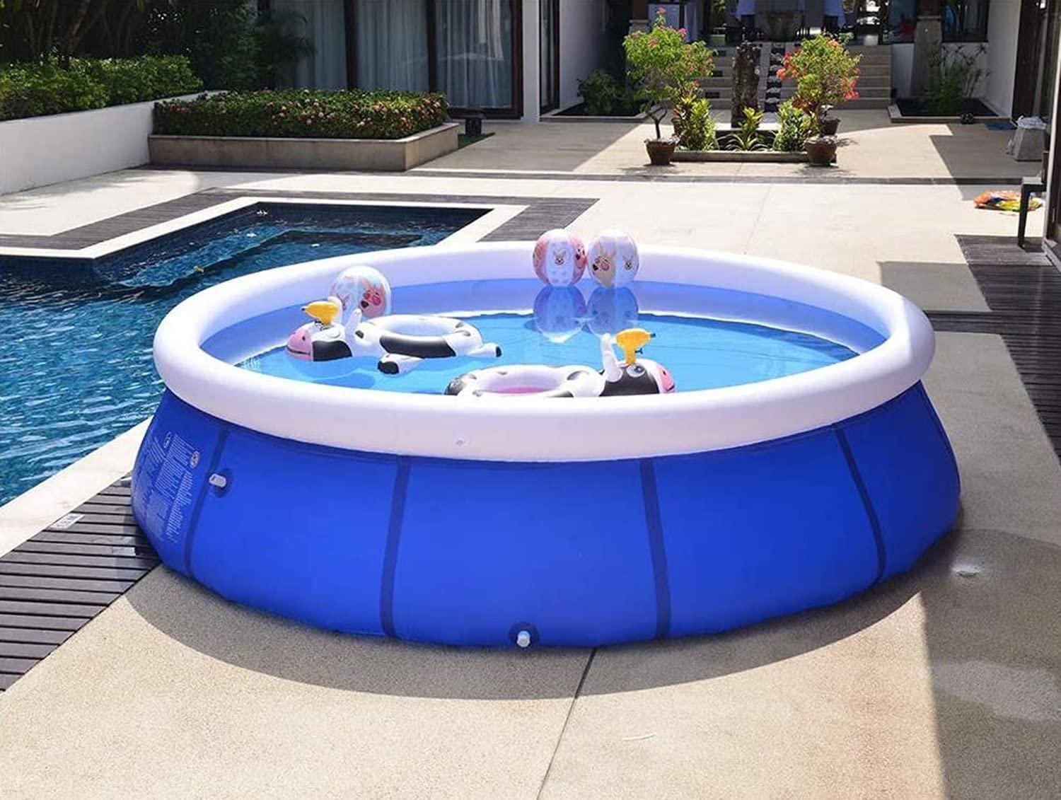 Inflatable Top Ring Swimming Pools for Adults Kids Swimming Pool Above ...