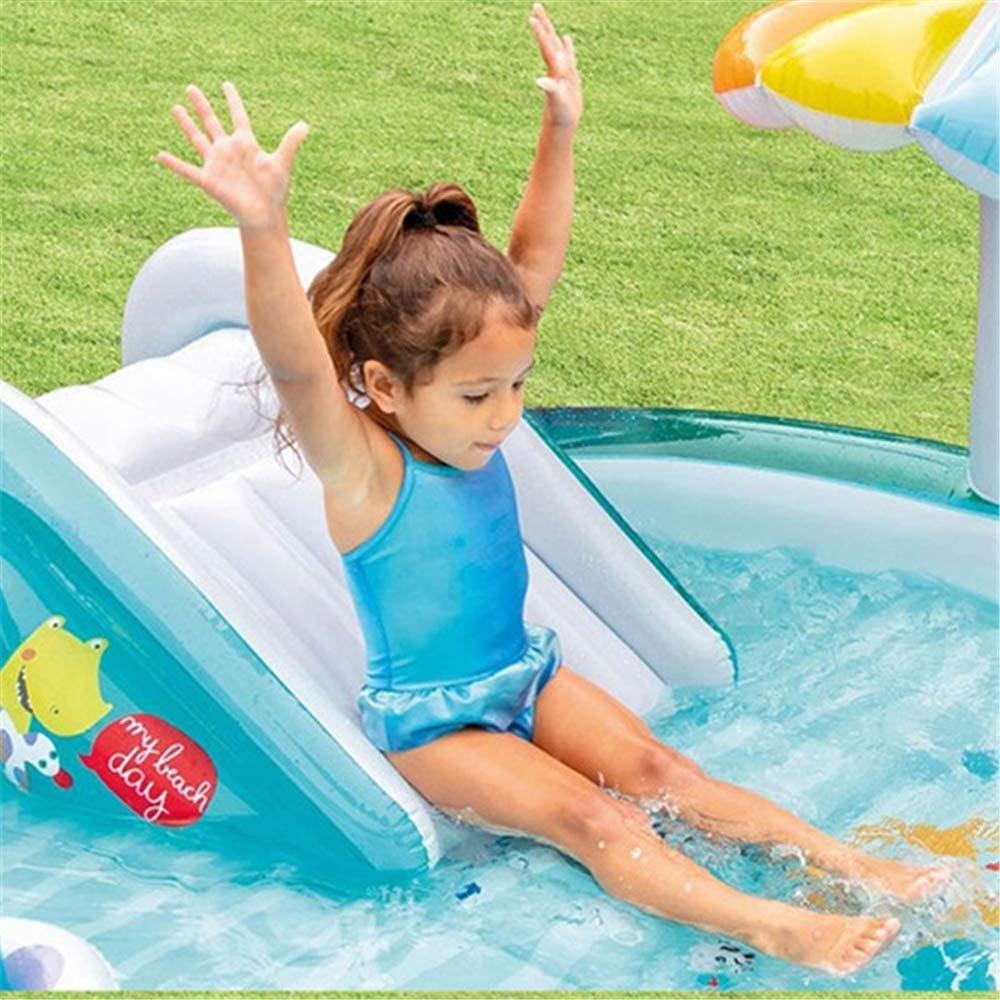 Inflatable Water Pool Play Center, Alligator Slide Fountain Inflatable ...