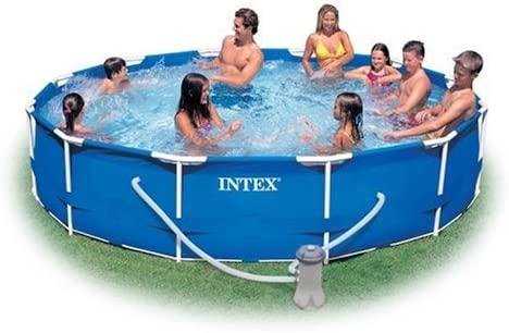 Intex 12-Foot by 30-Inch Metal Frame Pool Set – Diikon