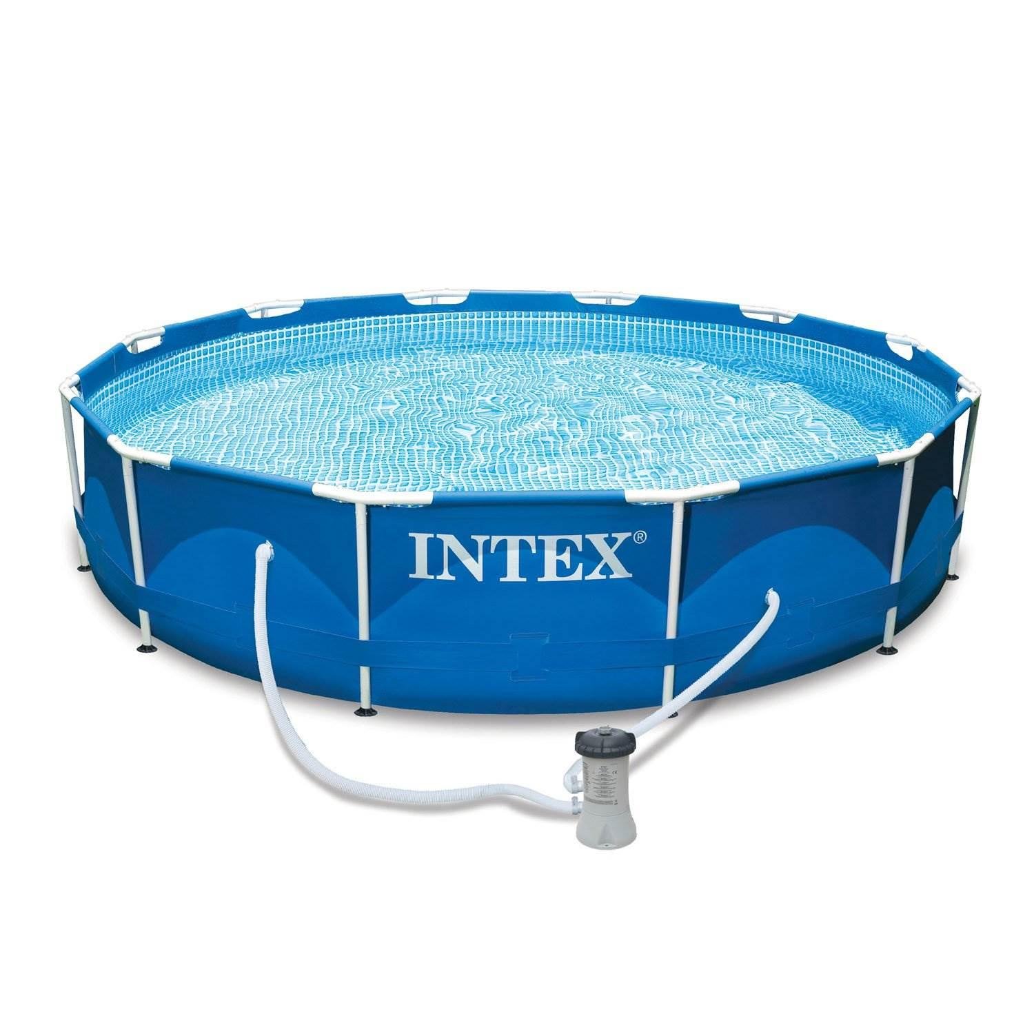 Intex 12′ x 30″ Metal Frame Pool with Filter & Type A or C Filter ...