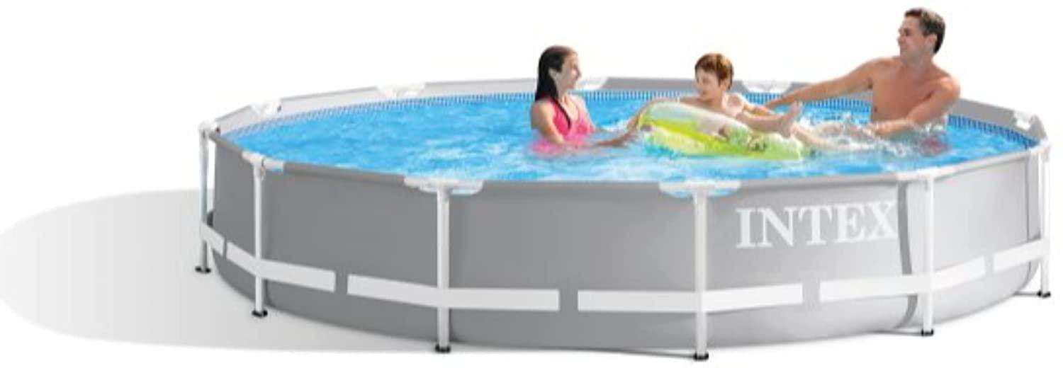 INTEX 26711EH 12ft x 30in Prism Frame Pool with Cartridge Filter Pump ...