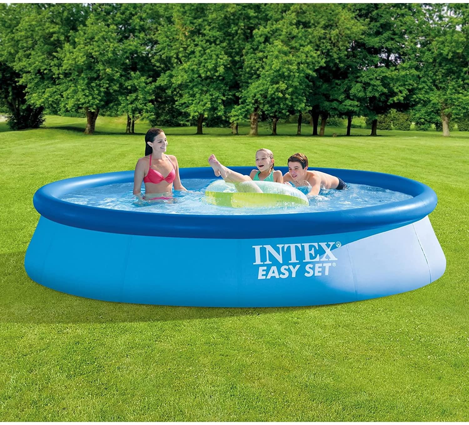Intex 28141EH 13ft x 33in Easy Set Pool with Cartridge Filter Pump – Diikon