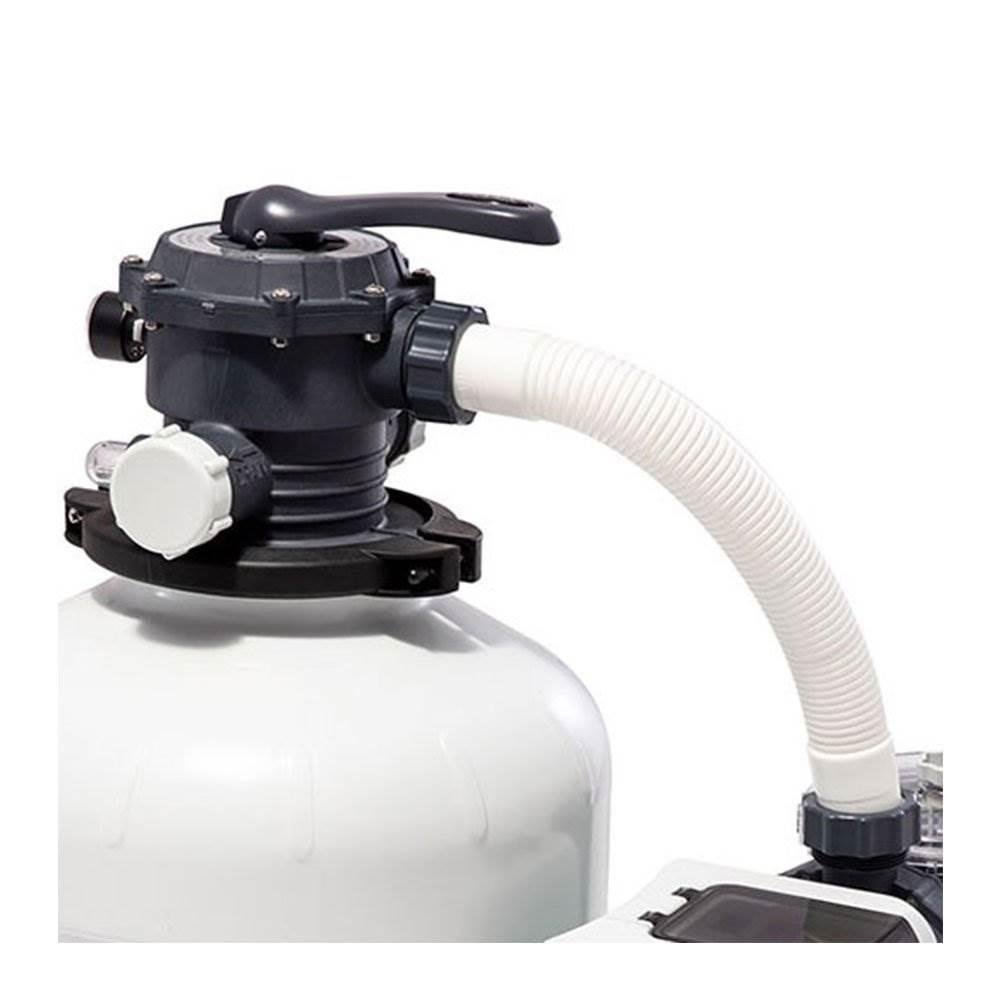 Intex 3000 GPH Above Ground Pool Sand Filter Pump and Automatic Pool ...