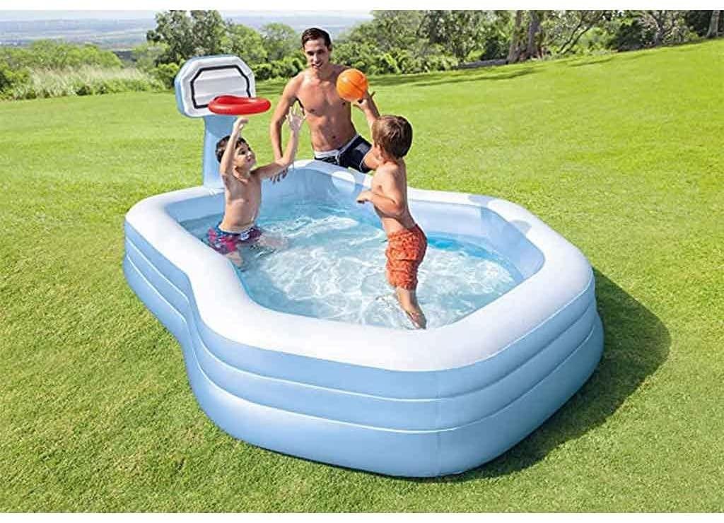 LZG Inflatable Pool, Family Swimming Pool, Children’s Inflatable ...