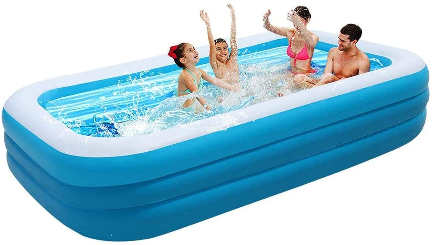 MEIHOME Family Full-Sized Inflatable Pools Thickened Family Lounge Pool ...