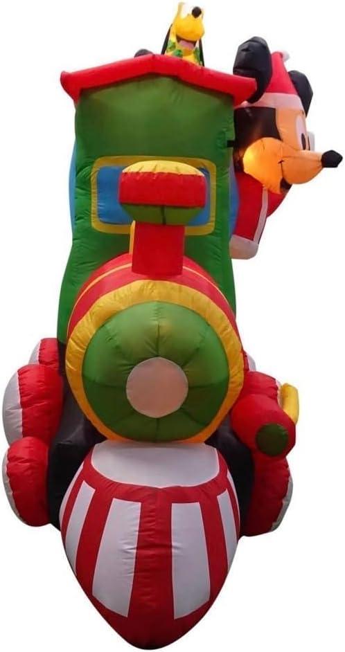 Mickey and Friends Christmas Train Inflatable by Gemmy 16ft Long – Diikon