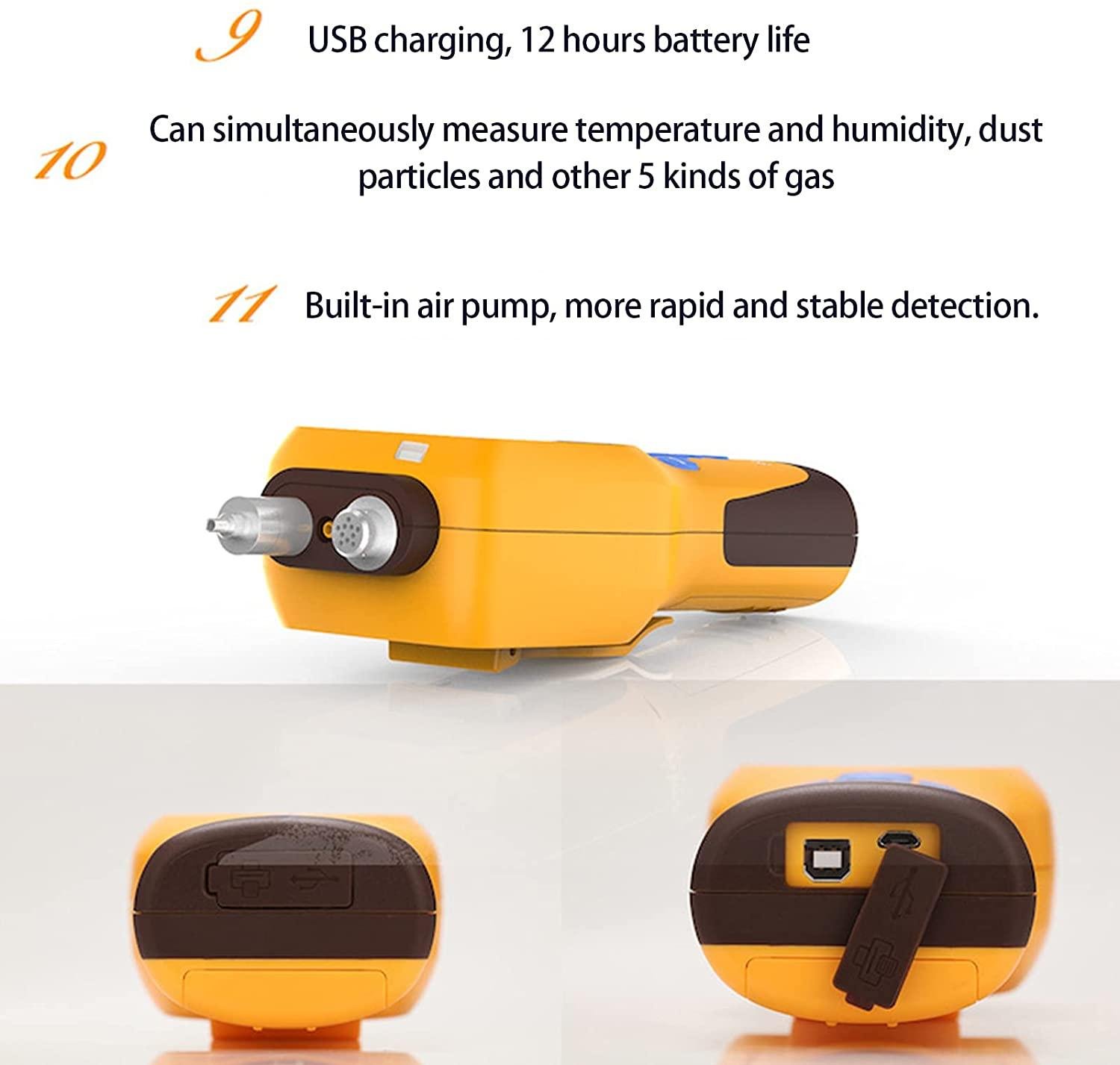 Multifunctional Ozone Detector, Portable Ozone Gas Concentration ...
