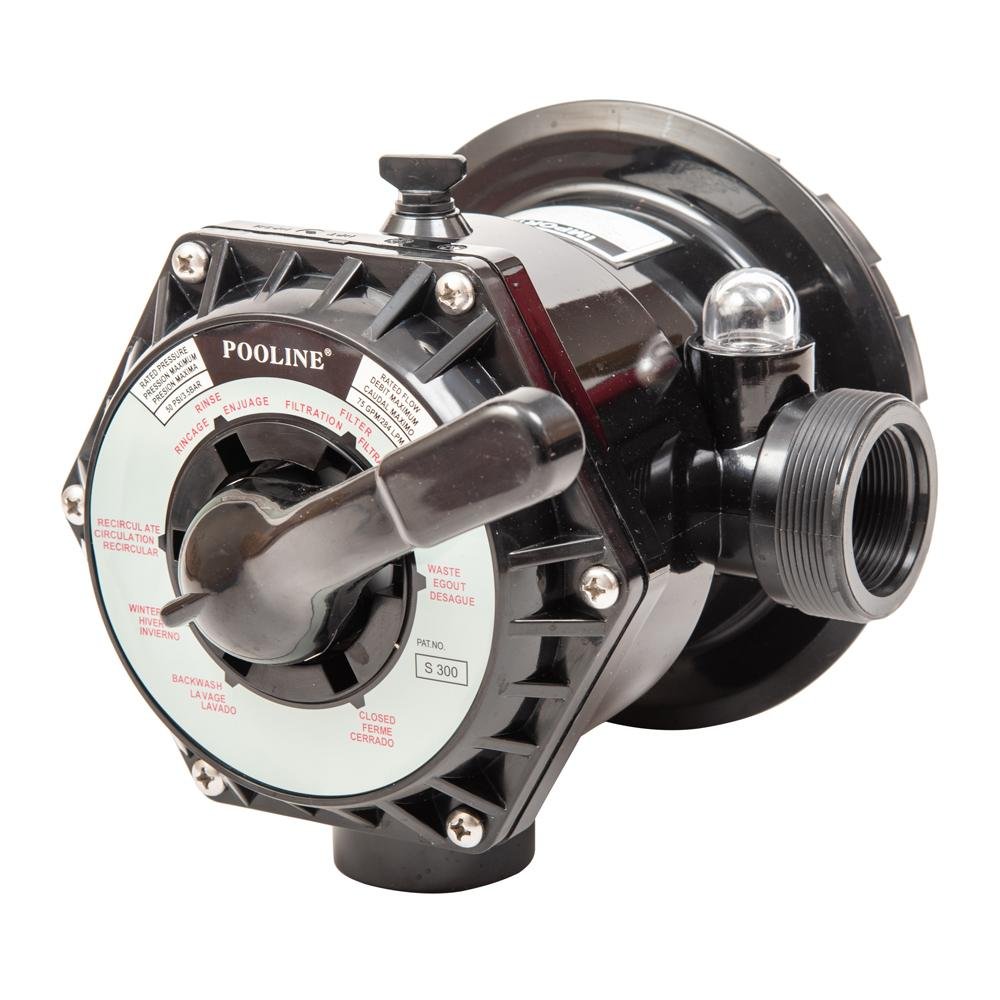 Replacement 6 Way Multi-Port Valve for Pooline Sand Filter Model 11400 ...