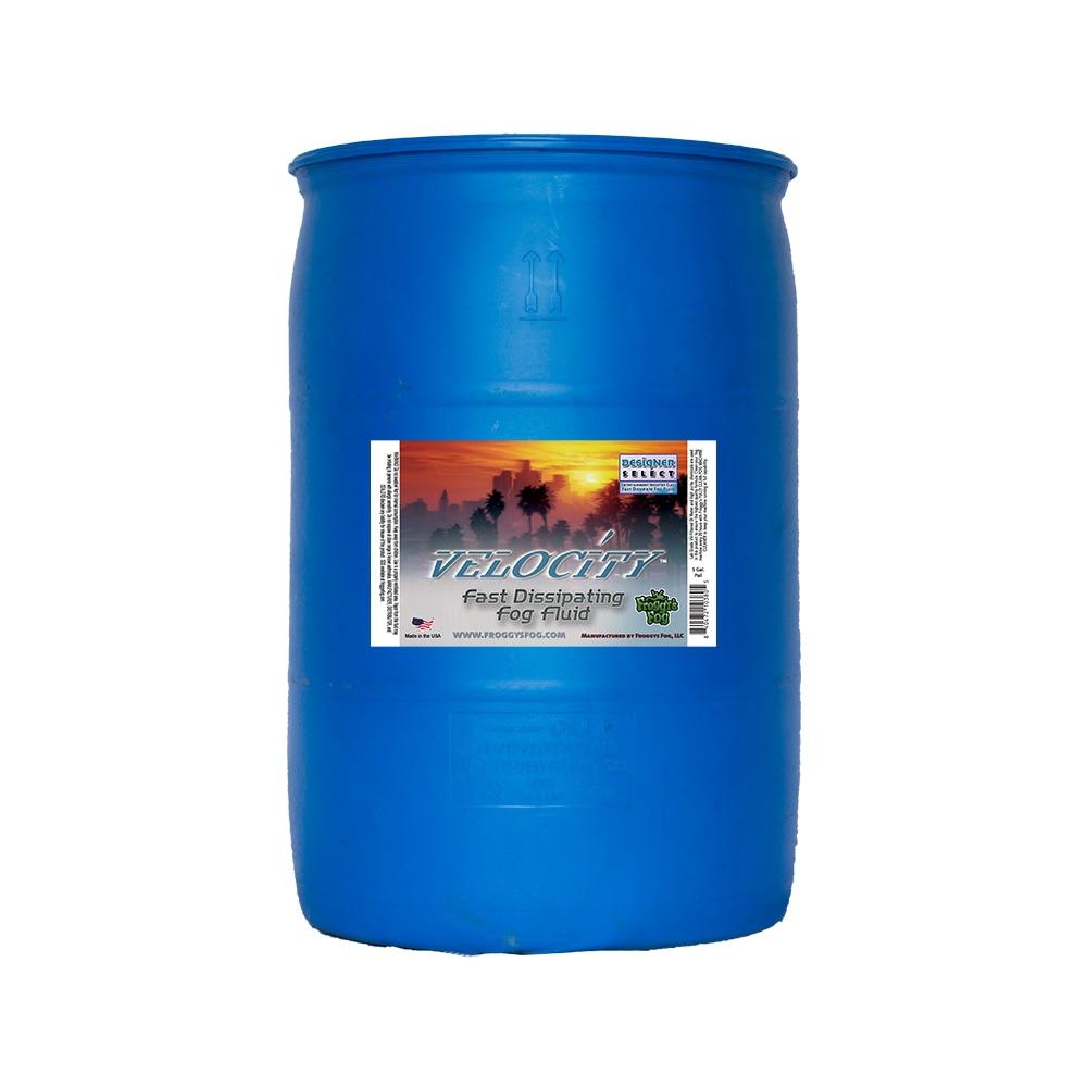 Velocity – Fast Dissipating Fog Machine Fluid – 55 Gallon Drum Fog ...
