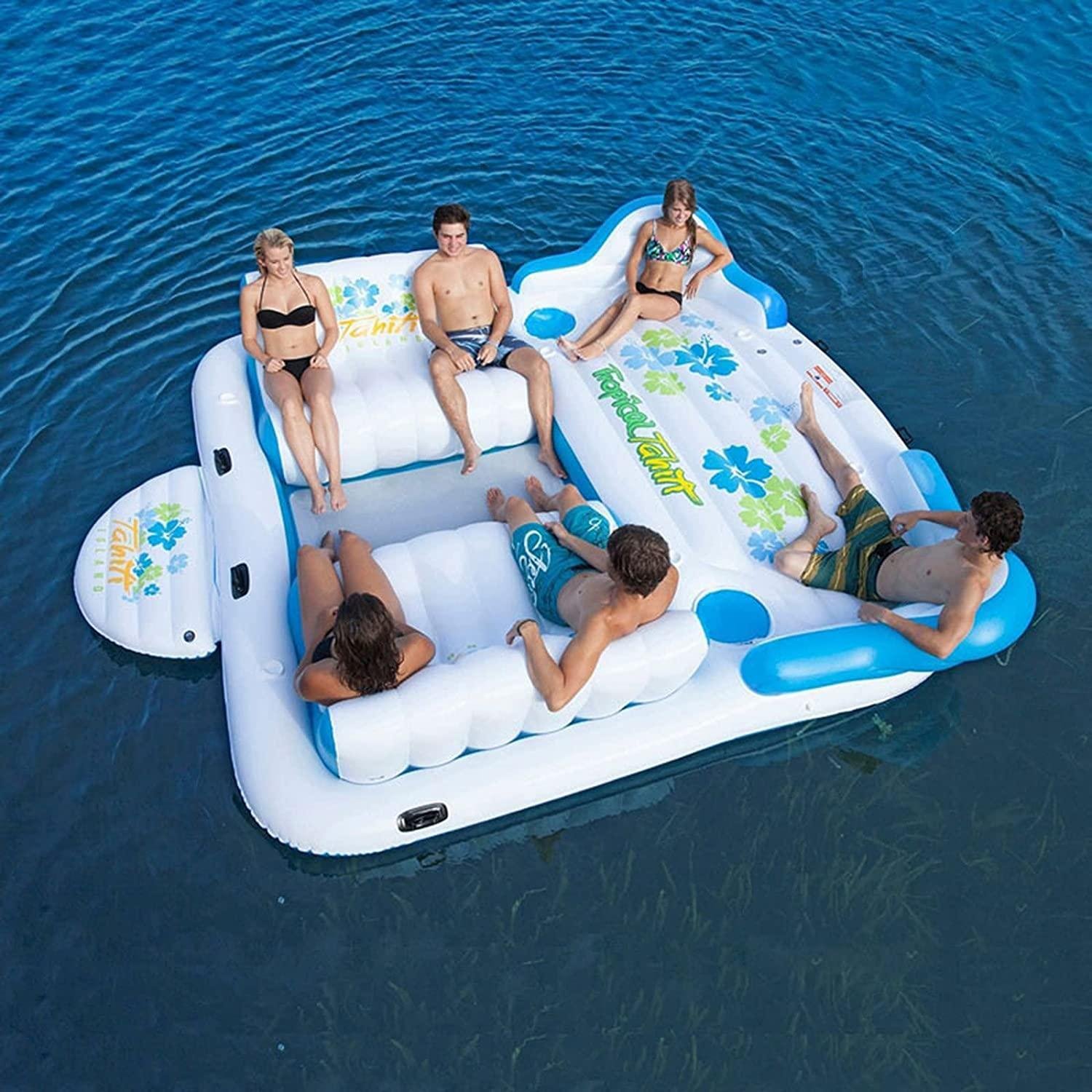 Water Inflatable Floating,Tropical Breeze Raft,Huge Duty Outdoor ...