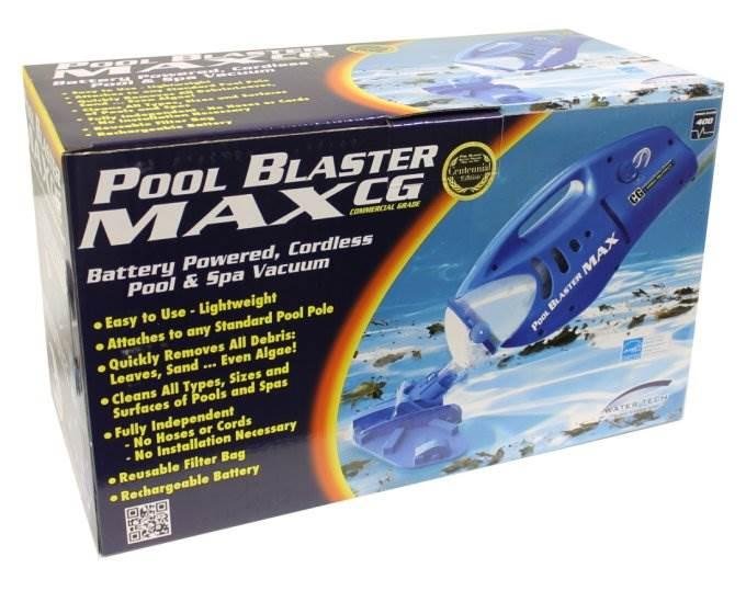 Water Tech Pool Blaster Max CG Handheld Battery Cleaner Vacuum ...