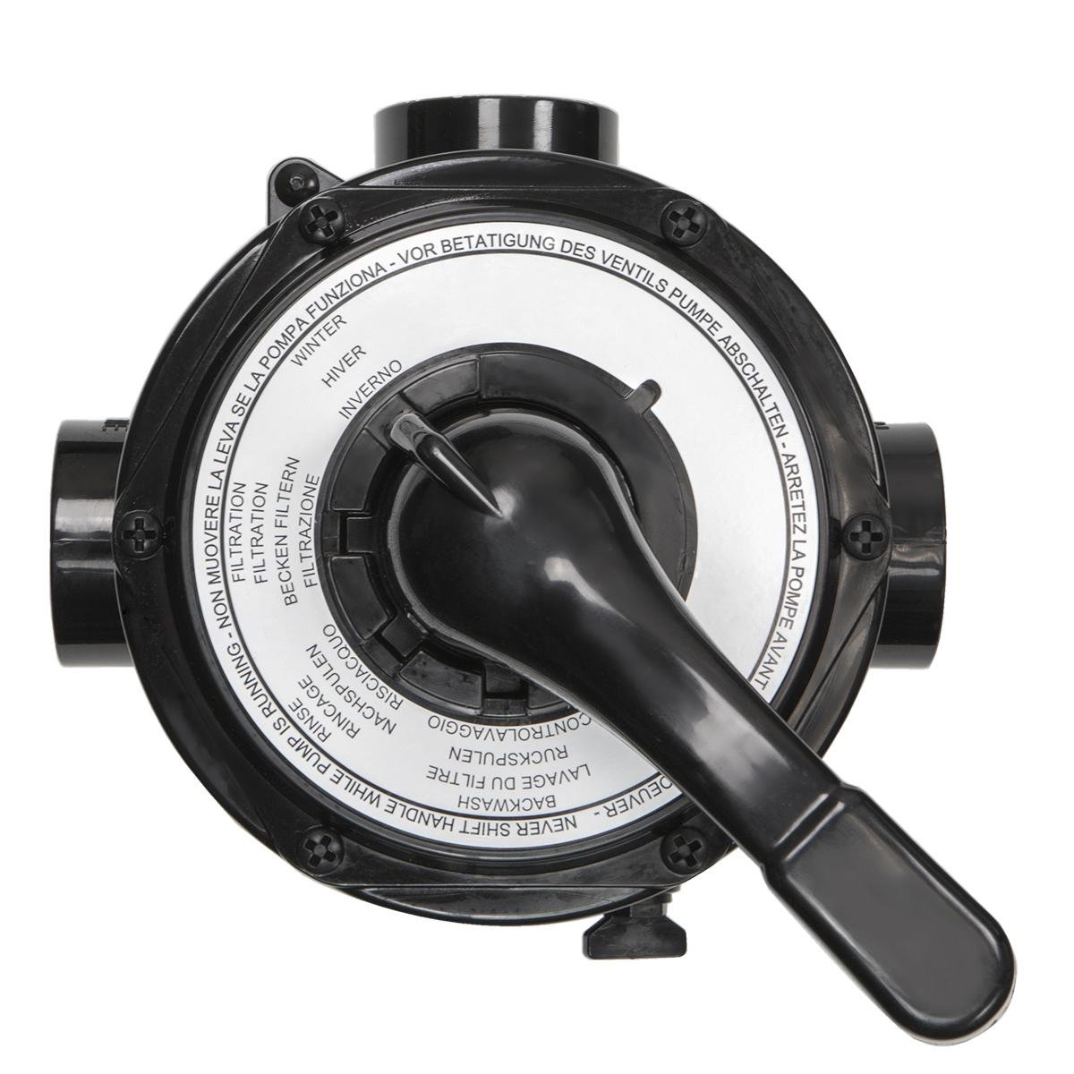 XtremepowerUS 13″ Sand Filter with 3/4HP Pool Pump 4-Way Valve Above ...