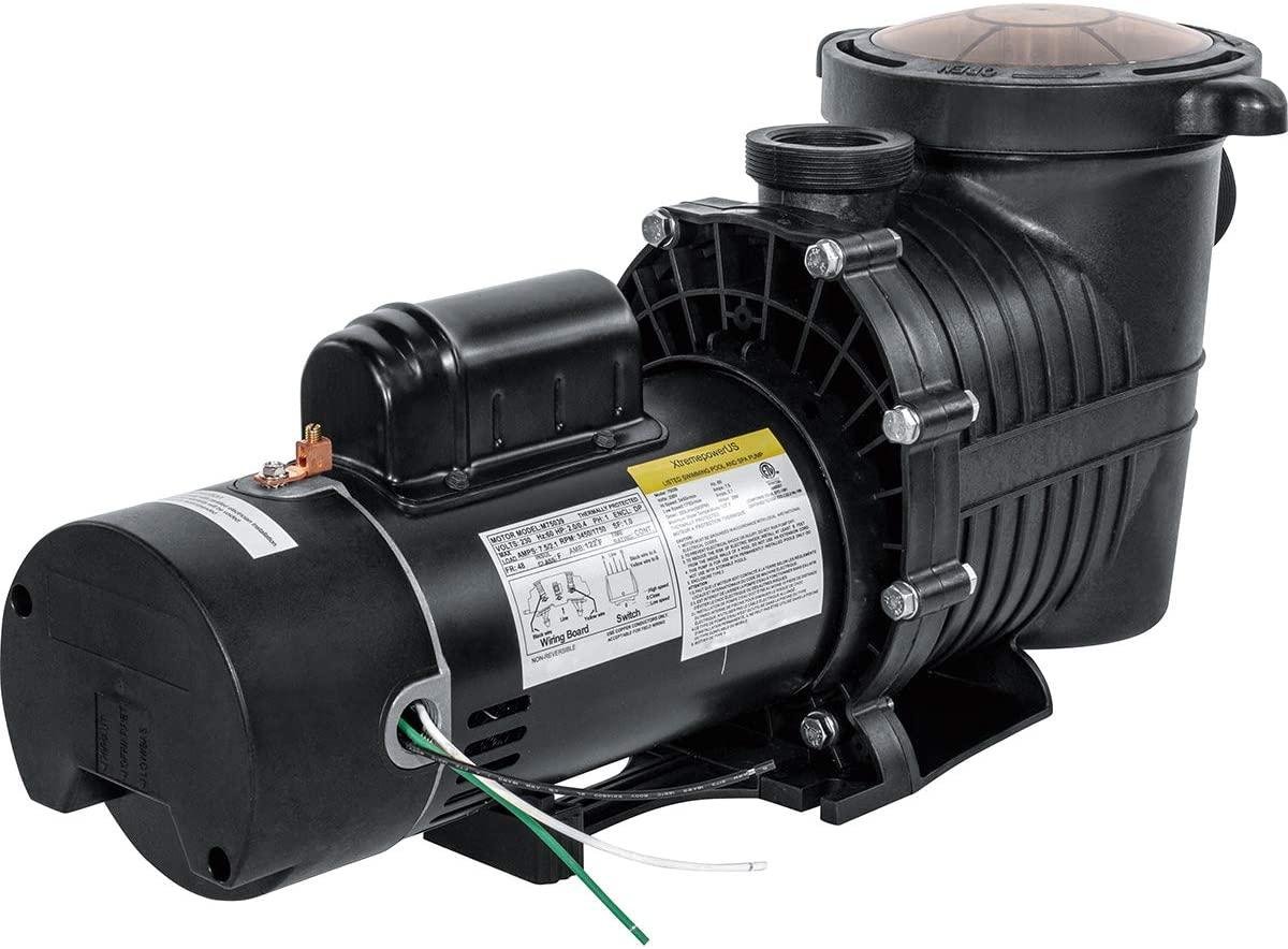 XtremepowerUS 2HP simple Speed Energy Saving High-Flo Inground Above ...