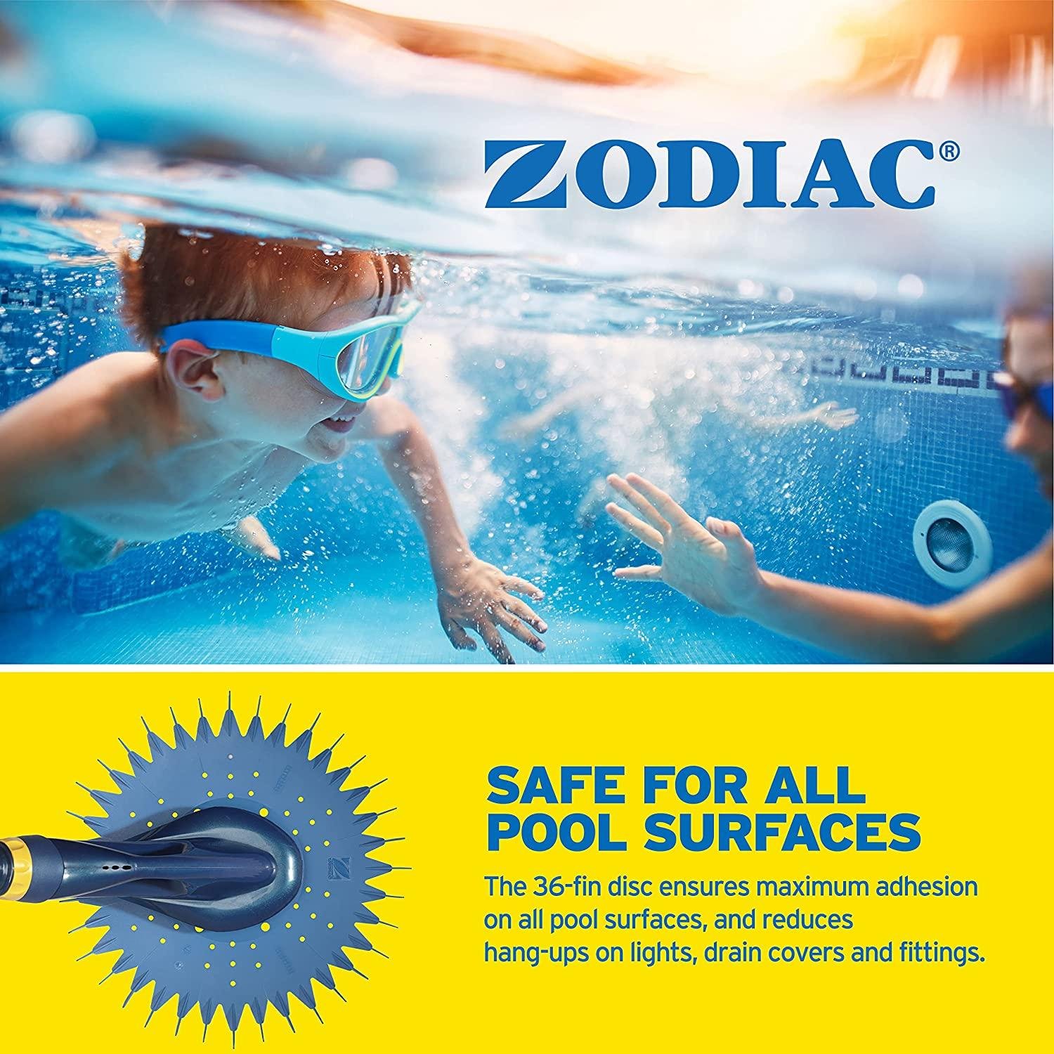 Zodiac G3 Automatic Suction-Side Pool Cleaner Vacuum for In-ground ...