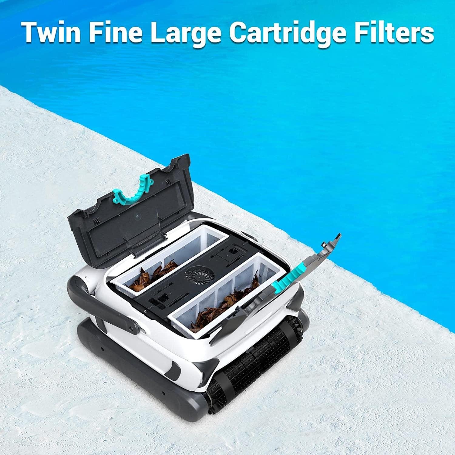 AIPER Automatic Pool Cleaner with Wall Climbing, Ideal for In-Ground ...