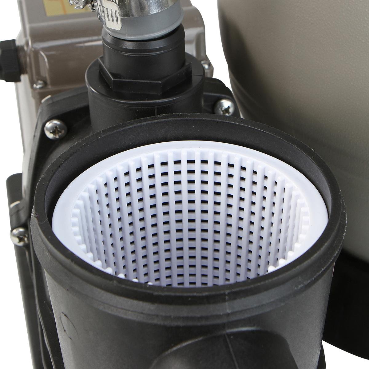 2640 GPH Above Ground Pool Sand Filter Pump with Programmable Timer ...