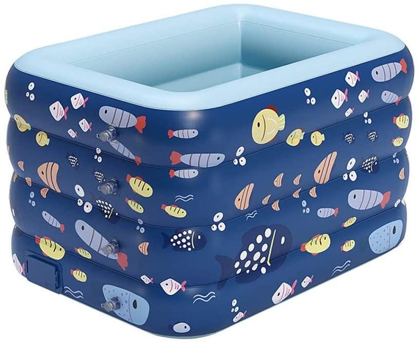 GYK Inflatable Swimming Pool, Children’s Family Pool, Large Outdoor PVC ...