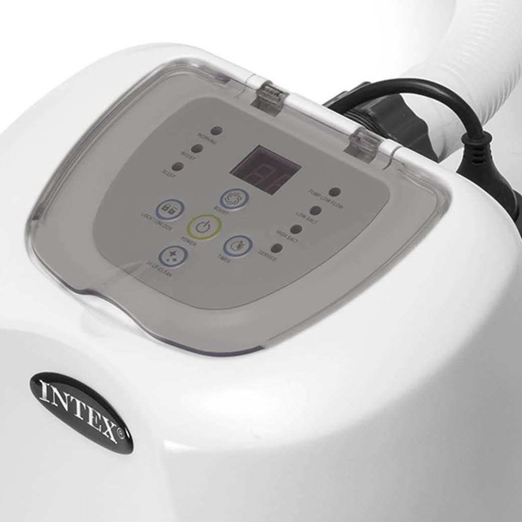 Intex Krystal Clear Saltwater Pool Chlorinator and Intex Automatic Pool ...