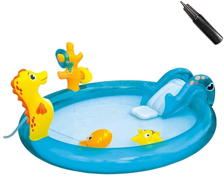 ZEIYUQI Portable Inflatable Water Park Anti-Slippery Foldable PVC ...