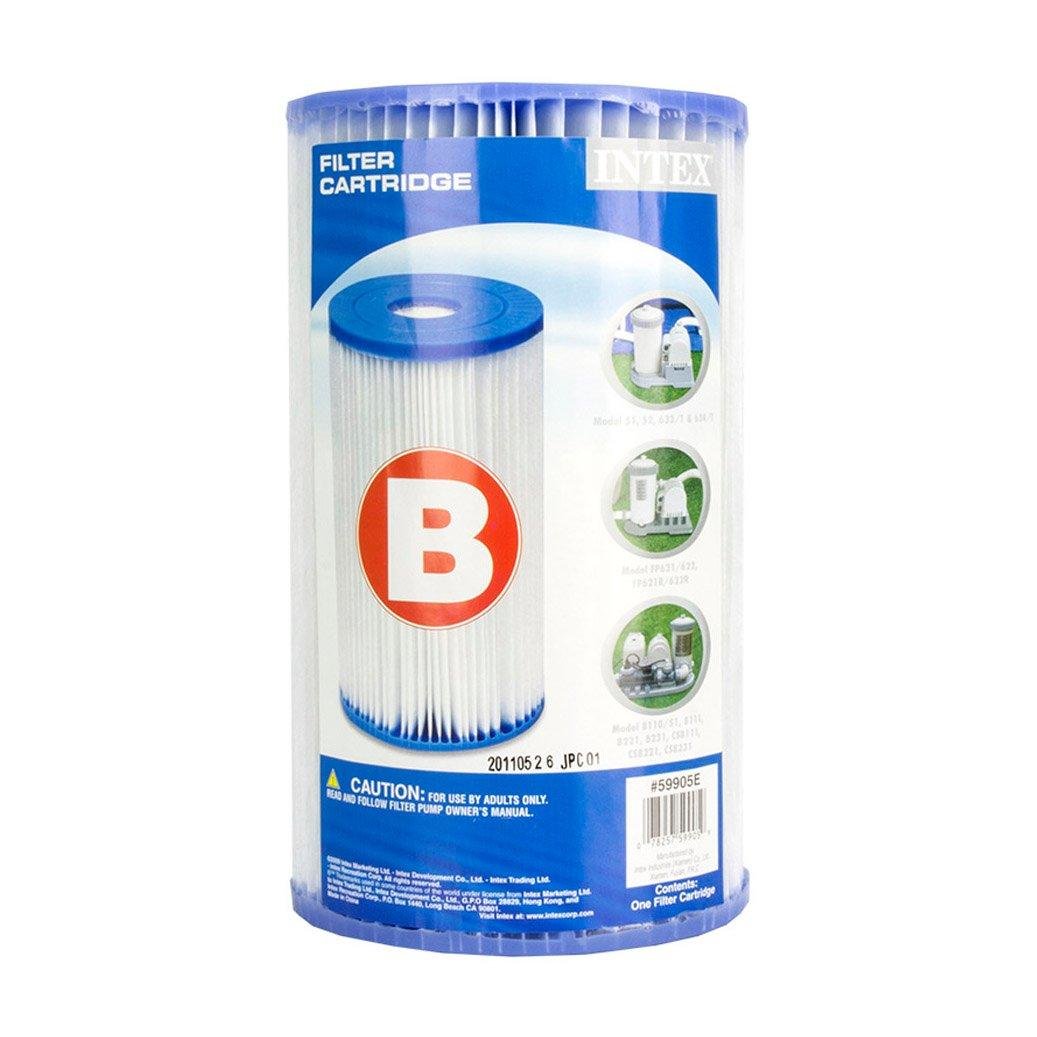 Intex Swimming Pool Easy Set Type B Replacement Filter Pump Cartridge ...