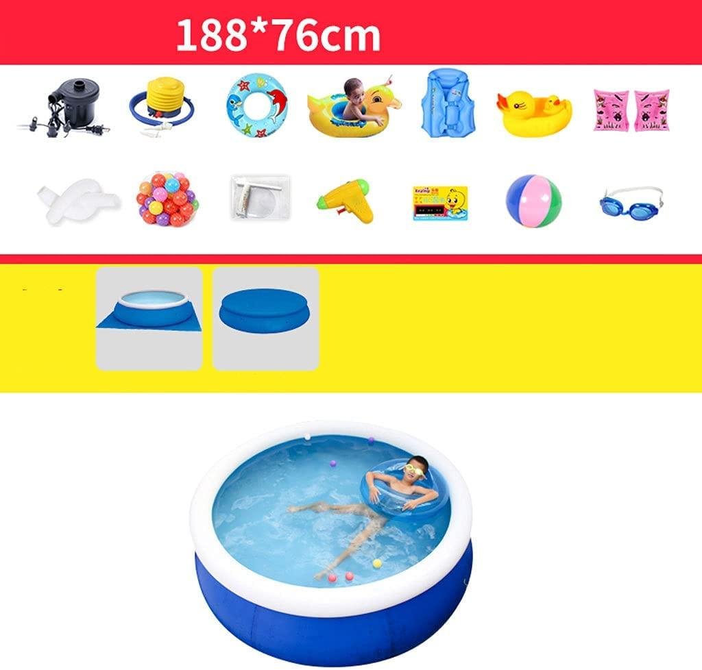 ZZXUAN Family Inflatable Swimming Pools Above Ground, Portable Outdoor ...